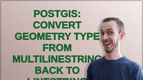 Gis PostGIS Convert Geometry Type From MultiLineString Back To