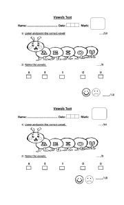 Vowels ESL Worksheet By Ladylore