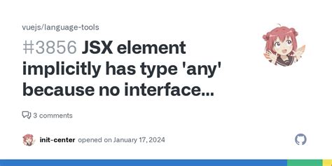 JSX Element Implicitly Has Type Any Because No Interface JSX