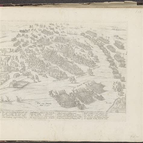 Slag Bij Turnhout 1597 Frans Hogenberg Atelier Van 1597 1599