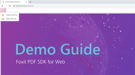 developer guide for foxit pdf sdk for web foxit developers