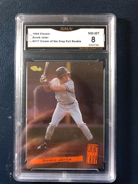 1994 Classic Derek Jeter C17 Cream Of The Crop Foil Rookie EBay