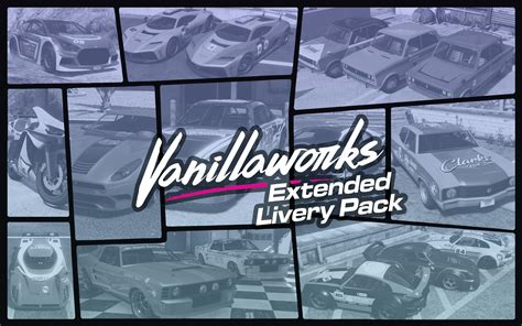 Vanillaworks Extended Livery Pack Add On OIV Liveries GTA5 Mods