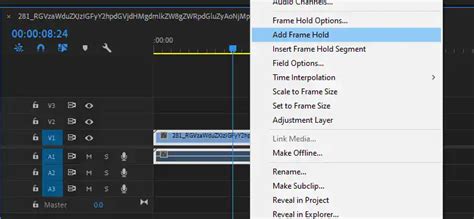 How To Freeze Frame In Premiere Pro