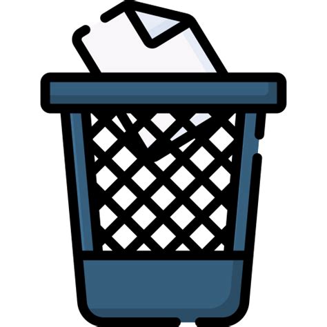 Rubbish Bin Special Lineal Color Icon