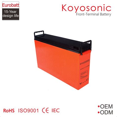 Koyosonic Front Access Battery 12V 190ah Front Terminal AGM Battery