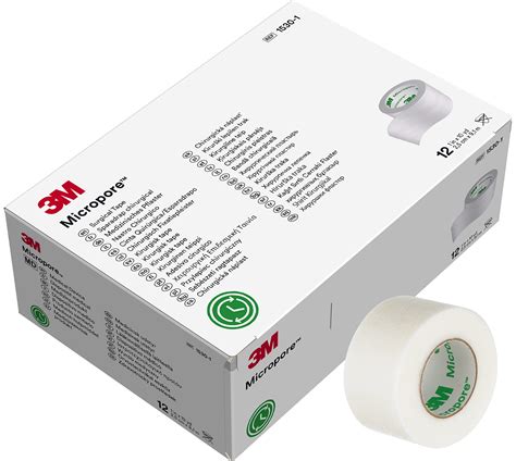 3M Micropore Surgical Tape 1530 1 1 X 10 Yards 12 Rolls Carton