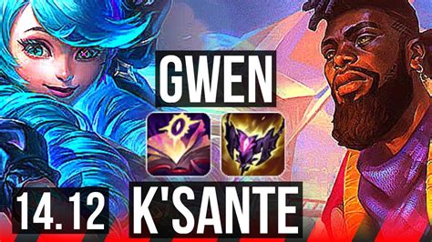 GWEN Vs K SANTE TOP 15 2 7 Legendary Rank 11 Gwen VN Master