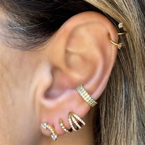 Piercing Twister Aço Cirúrgico Estrela de Zircônia 6ORE846