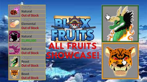 All Devil Fruits Showcase Blox Fruits YouTube