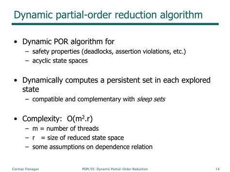 ppt dynamic partial order reduction for model checking software powerpoint presentation id