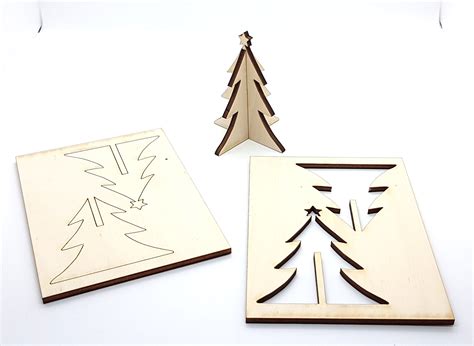 Ecobos Webwinkel Houten Kerstkaart Pefc