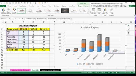 How To Create 3D Stacked Column Chart In MS Office Excel 2016 YouTube