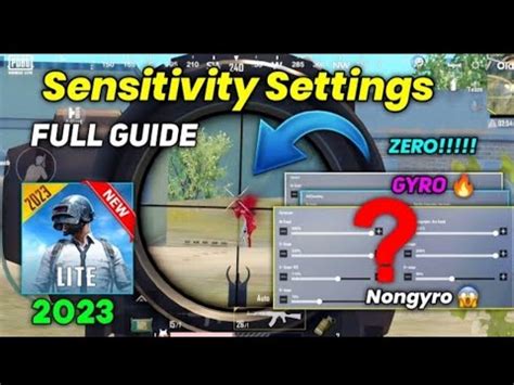 Pubg Mobile Lite Update 0 25 0 New Sensitivity Settings Full Guides
