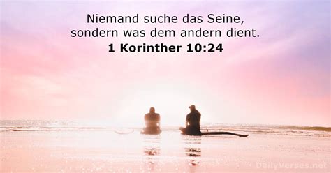 11 Oktober 2023 Bibelvers Des Tages 1 Korinther 10 24