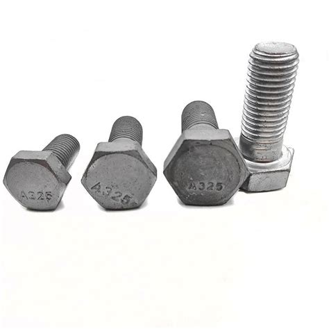 Heavy Hex Structural Bolts ASTM A325 Type 1 Zinc Heavy Hex Structural
