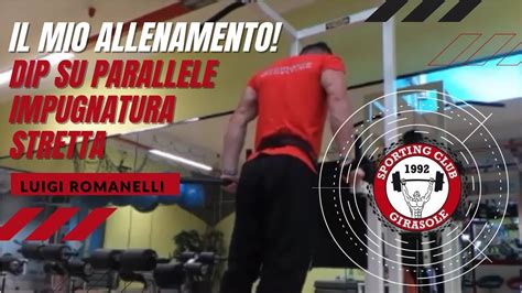 DIP SU PARALLELE IMPUGNATURA STRETTA 5 Serie X 180 Rec Scheda A B C