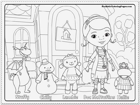 Doc Mcstuffins Colouring Pdf Clip Art Library