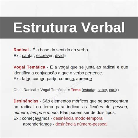 Estrutura Verbal