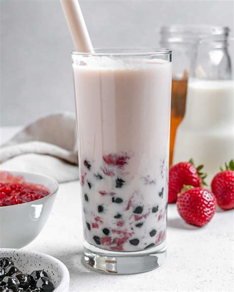 Strawberry Bubble Tea Recipe