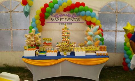 Mesa De Dulces Bob Esponja Desserts Birthday Cake Cake