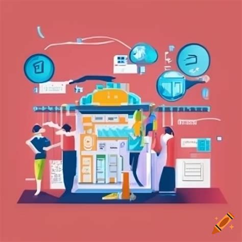 Visually Appealing Diagram Of A Business Model On Craiyon
