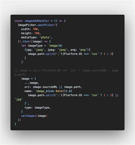 React Native Image Crop Picker Invalid Image Selected