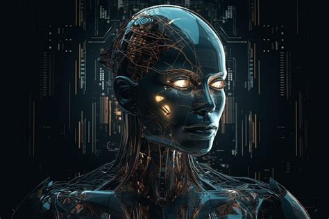 Premium Ai Image Advanced Artificial Intelligence Robot Created With