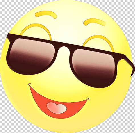 Emoticon Dibujos Animados Gafas Cara Smiley Gafas De Sol