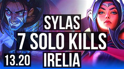 Sylas Vs Irelia Mid Solo Kills Legendary M Mastery