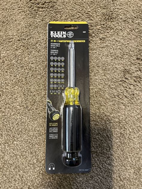 Klein Tools 32307 Multi Bit Tamperproof Screwdriver 27 In 1 Tool With