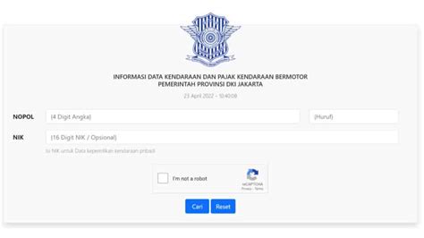 Cek Pajak Online Tangerang Homecare