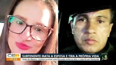 CETV 1ª Edição Fortaleza Subtenente mata a esposa e tira a própria