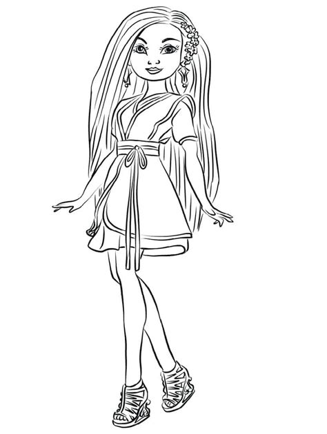 Desenhos De Descendentes Para Colorir Pintar E Imprimir