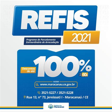 Refis 2021 possibilita pagar dívidas a Prefeitura descontos de