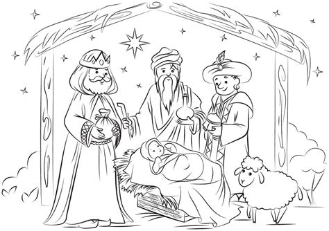 Dibujos De Reyes Magos 13 Para Colorear Para Colorear Pintar E