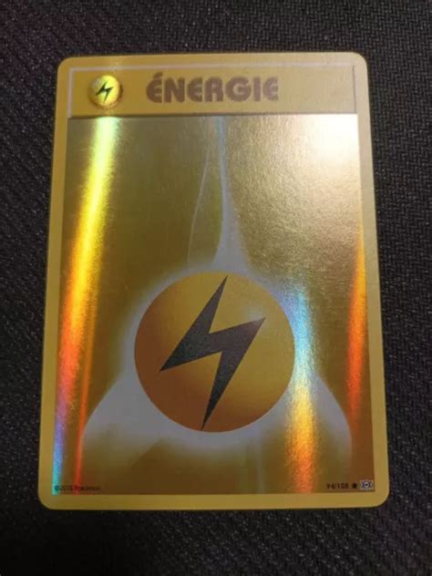 CARTE POKÉMON ÉNERGIE Électrique 94 108 Reverse XY Evolutions EUR 12 00