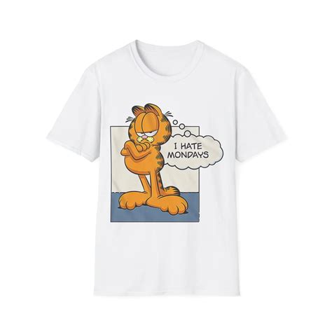 Garfield I Hate Mondays Shirt AshBubble