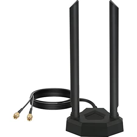 Nelawya Antena WiFi De Doble Banda 8dBi 2 4GHz 5GHz 5 8GHz Base