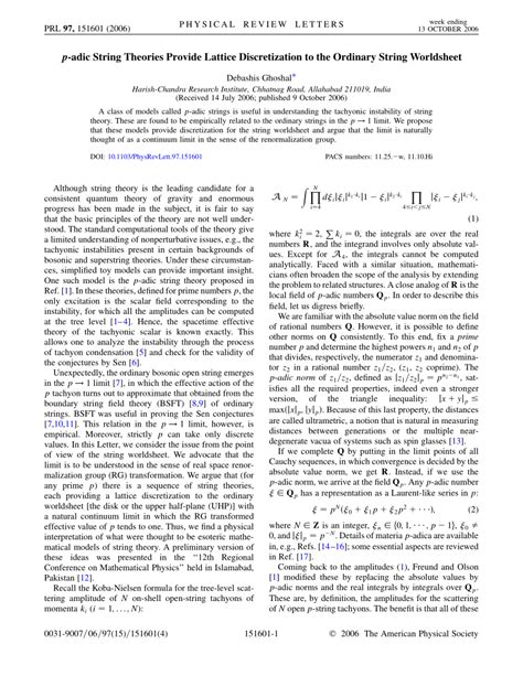 pdf p adic string theories provide lattice discretization to the ordinary string worldsheet