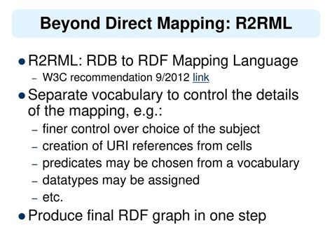 rdf and rdb 1 some slides adapted from a presentation by ivan herman at the semantic technology