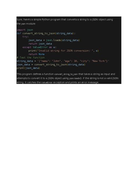 Handle Json Sure Here S A Simple Python Program That Converts A