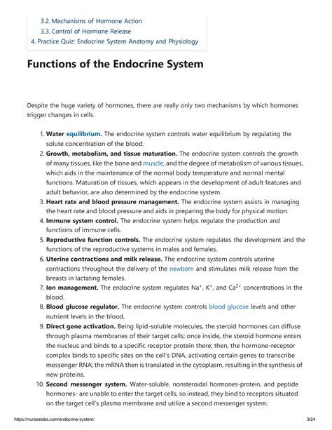 Solution Endocrine System Anatomy And Physiology Nurseslabs Studypool