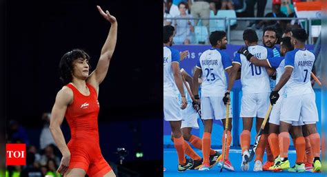 Paris Olympics 2024 Day 11 Highlights Vinesh Phogat Becomes First