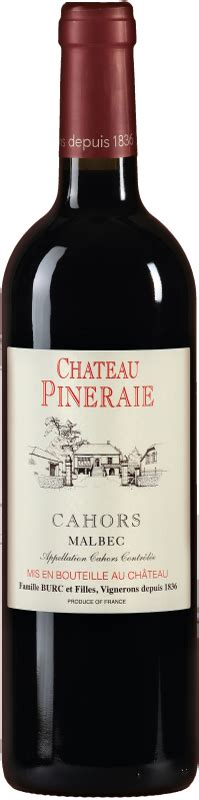 Chateau Pineraie Vin De AOC Cahors
