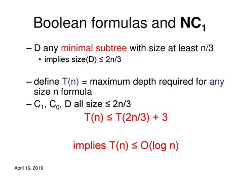cs151 complexity theory lecture 5 april 16 ppt download