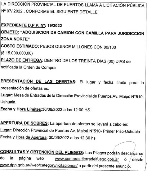 Licitaciones DPP