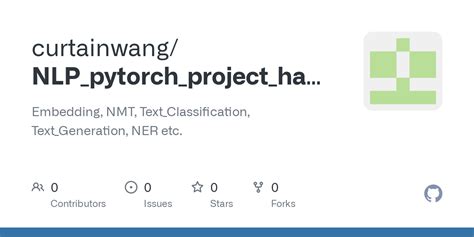 GitHub Curtainwang NLP Pytorch Project Handwrite Embedding NMT