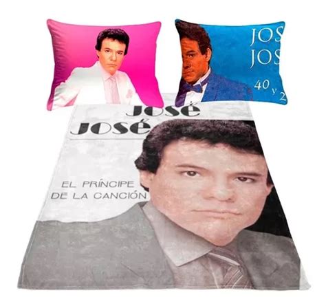 Cobija Frazada Suave Y Fundas Jose Jose O Tu Artista Meses sin interés