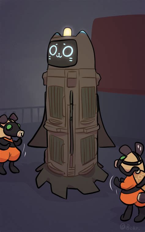 Worker Bellabot And Kerfus Lethal Company Drawn By Boke Chan Danbooru